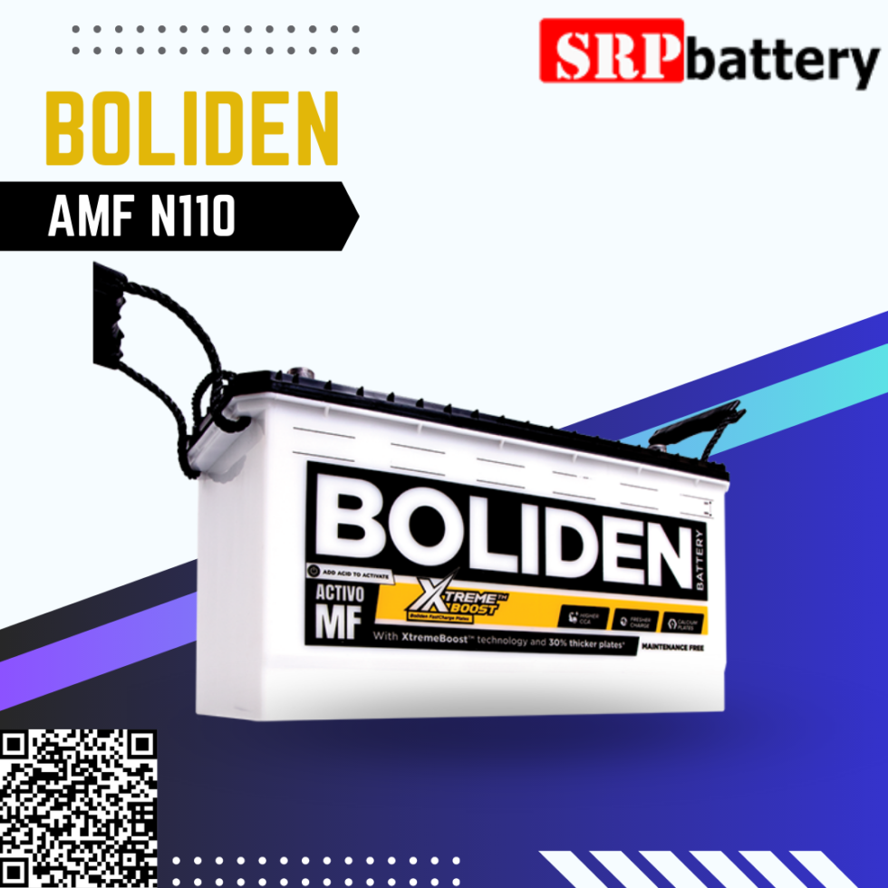 แบตเตอรี่ BOLIDEN AMF N110 (12โวลท์ 110แอมป์) ราคาถูก